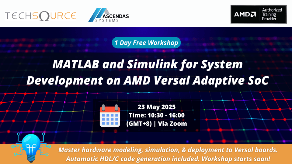 [1 Day Workshop] MATLAB and Simulink for System Development on AMD Versal Adaptive SoCs